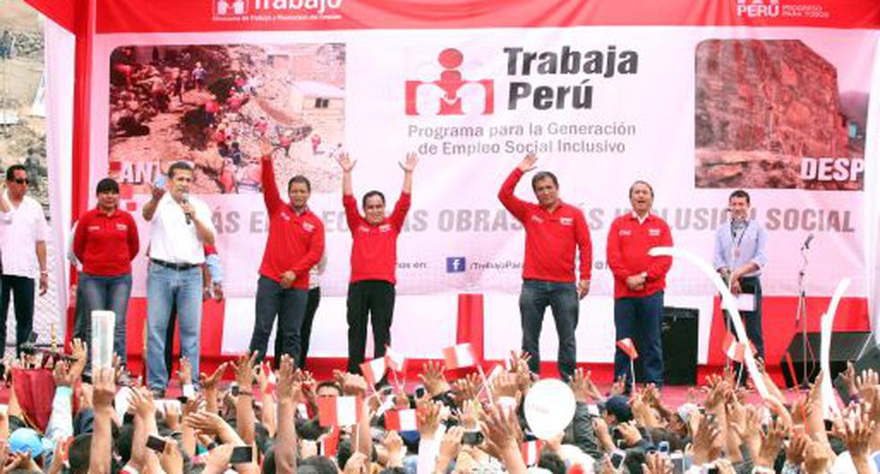 MTPE: Más de 115,000 empleos temporales generó el programa Trabaja Perú ...