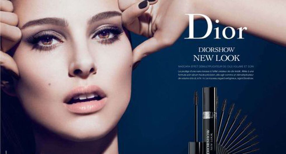Publicidad de Dior es vetada por alterar pestañas de Natalie Portman ...