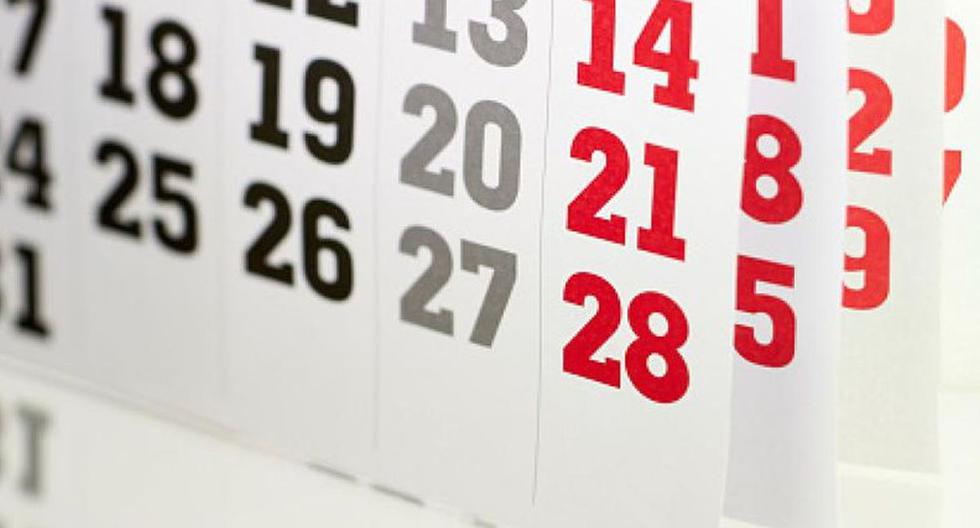 Feriados 2020 en Perú: conoce aquí la lista completa de días feriados ...