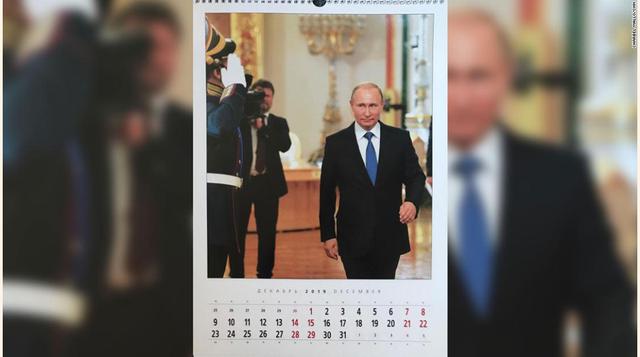 Calendario de Vladimir Putin muestra un líder 'todopoderoso' pero ...