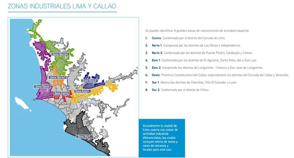 Zonas industriales Lima y Callao: Esta es la oferta y sus precios de ...